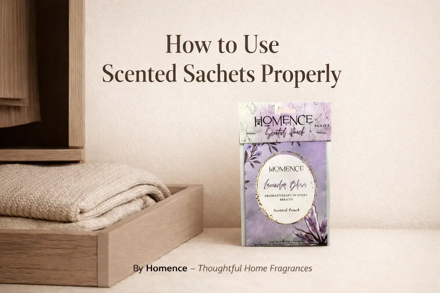 How to Use Scented Sachets Properly – Homence