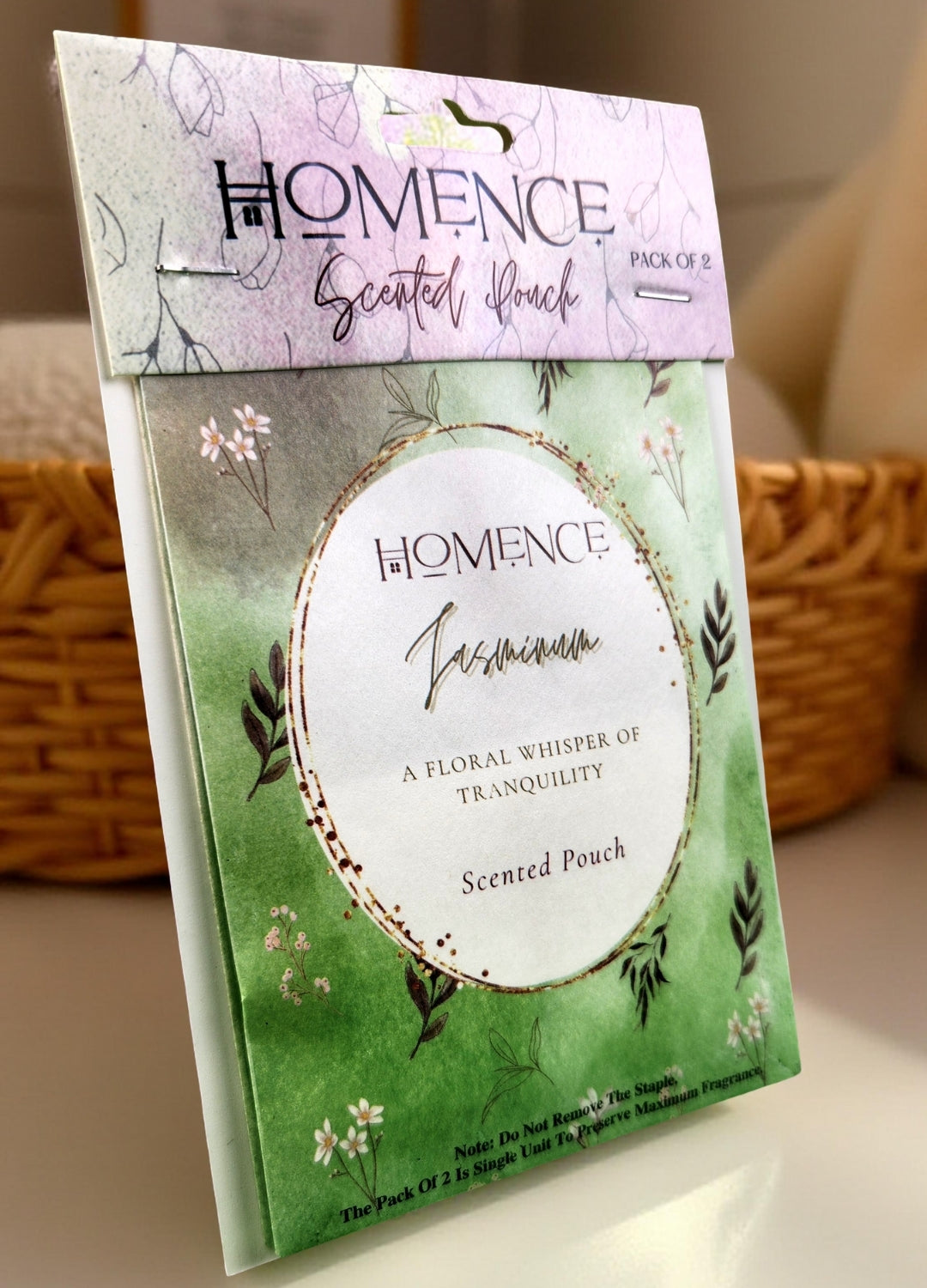 Jasmine Scented Pouches | Pack Of 2 – Homence